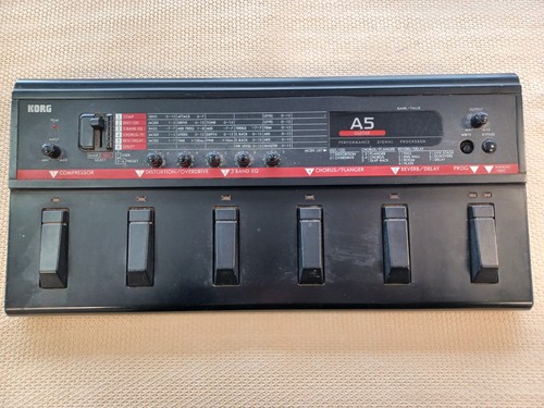 Vintage Korg A5 Guitar Multi Effects Processor Pedal - Made In Japan | eBay