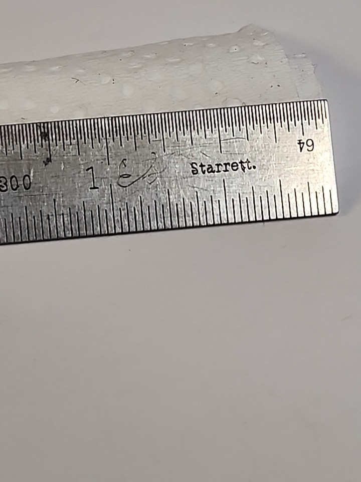 THE L.S.STARRETT CO. Starrett Ruler 2” - No. 300 Tempered No. 4 | eBay