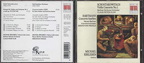 Michael Erxleben; Dmitri Shostakov, Schostakowitsch - Violin Concerto ...