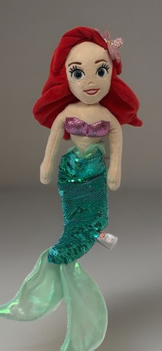 Ty Beanie Babies 15” Sparkle Ariel Disney Princess The Little Mermaid ...