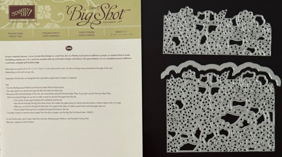 STAMPIN’ CUT & EMBOSS - ASSORTED DIES & FRAMELITS | eBay