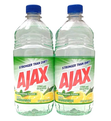2 Packs Ajax Citrus And Eucalyptus Scent Multi-Purpose Cleaner 16.9 OZ ...