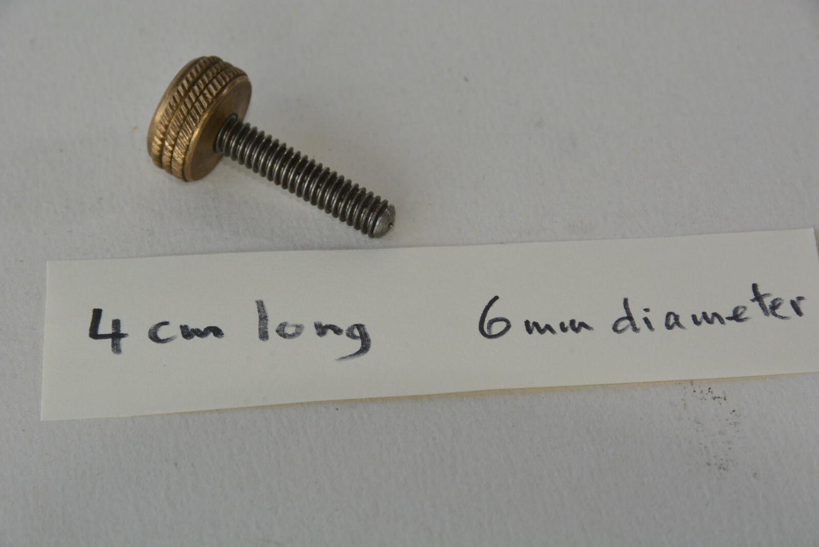 Lever cap screw Norris type plane Tension Brass Steel 40 mm long 1/4 ...