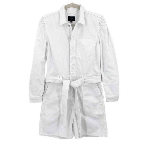 Joe's Jeans Womens Alexa Shortall Romper Talc White Size Small Cotton ...