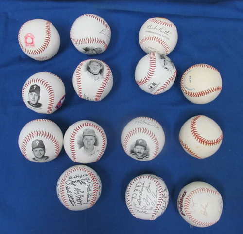 Lot of 14 Baseballs - Photo Balls, Stadium Balls, Babe Ruth , etc | eBay