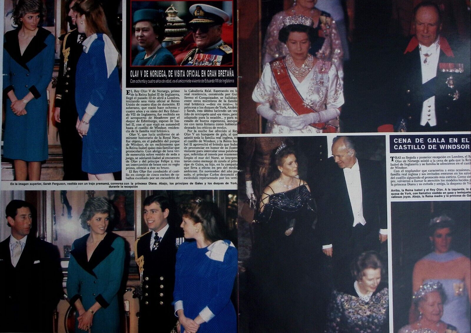 Extraits H 2280 LADY DI DIANA DU PAYS DE GALLES Sarah Ferguson Olav de ...