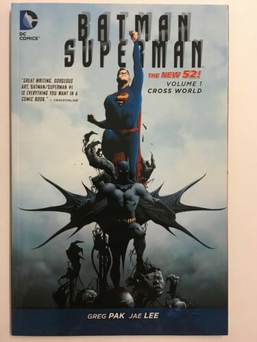 Batman Superman Cross World Vol. 1 by Greg Pak (2014, Paperback) DC New ...