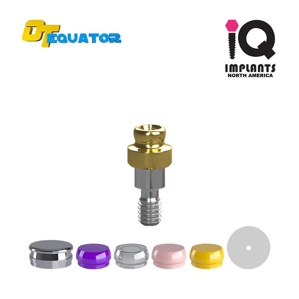 Dental Implant Caps IQ-Rhein EQUATOR OD Secure Replacement Caps – Rigid ...
