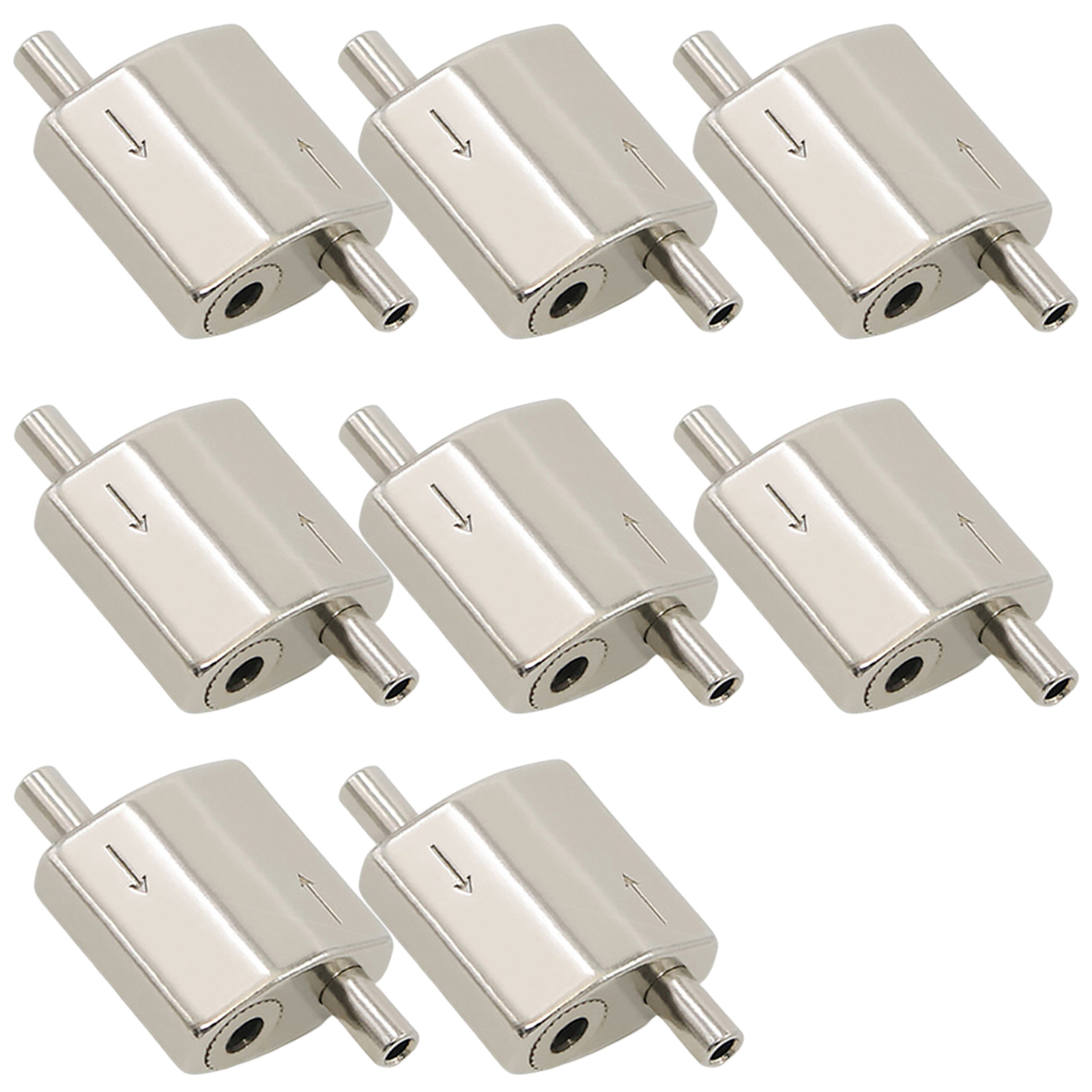 Home Cable Clamps Nickel Plated Two Way Clips Fasteners Lighting Wire ...