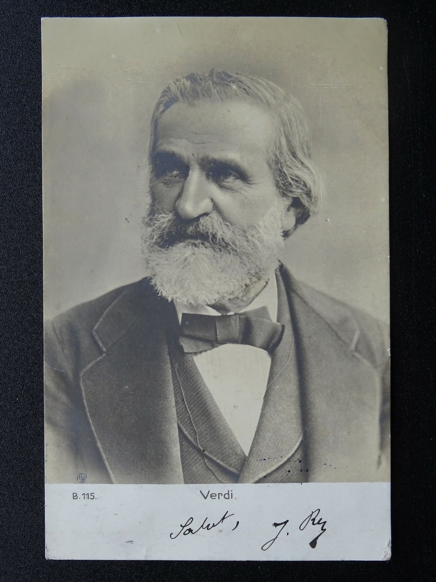Giuseppe Verdi Signature 1000s Of Unseen Giuseppe Verdi Autograph