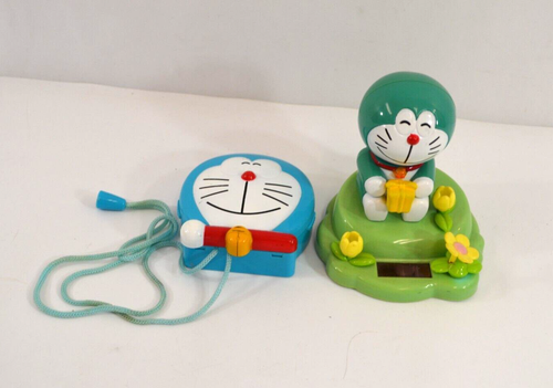 Doraemon Dancing Solar Powered Bobblehead & Hand Fan Toys Anime | eBay