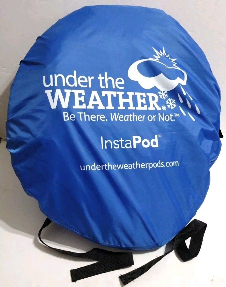 Under the Weather InstaPod Pop-Up Tent 1-Person Pod Blue USED ONCE | eBay