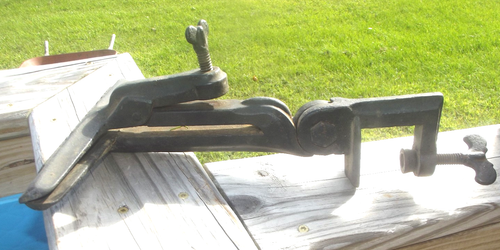HENRY DISSTON & SONS SAW SHARPENING VISE BENCH MOUNT | eBay