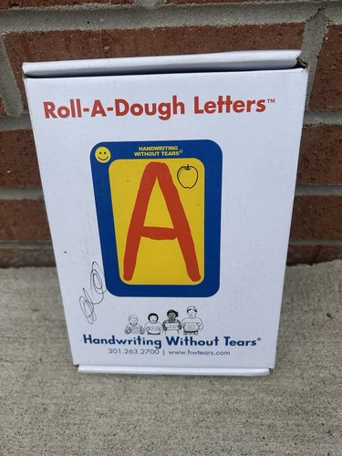 ROLL A DOUGH LETTERS NUMBERS & TRAY Dough Handwriting Without Tears ...