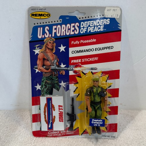 U.S. Forces Defenders of Peace Captain Conquer Rare 1986 Action Figure ...