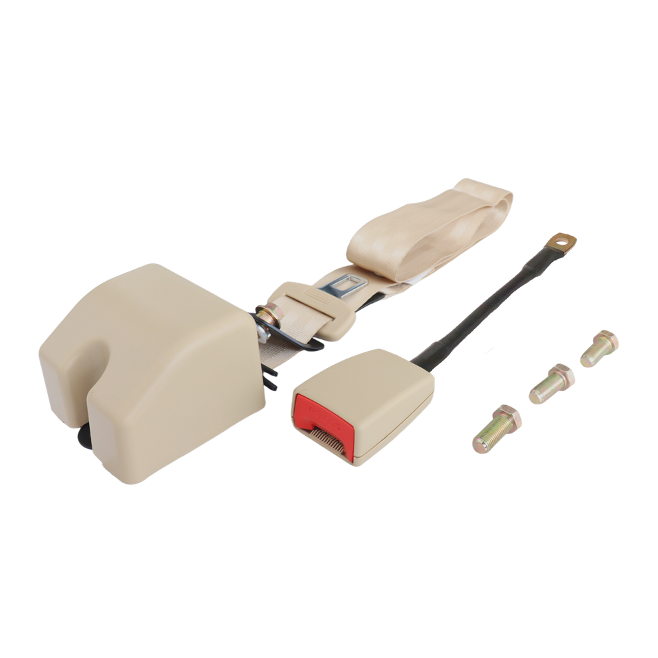 2X For Chevrolet Colorado 3 Point Beige Adjustable Seat Belt Strap Car ...
