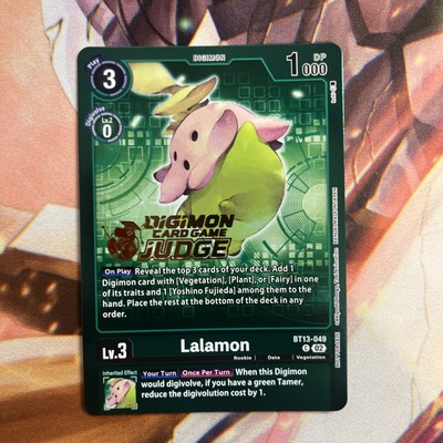 Lalamon Judge Foil - BT13 - 049 NM - Digimon TCG | eBay