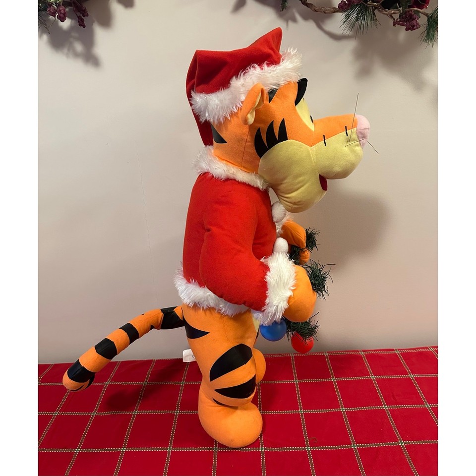 Tigger Christmas Holiday Door Porch Greeter 30" Winnie the Pooh Disney ...