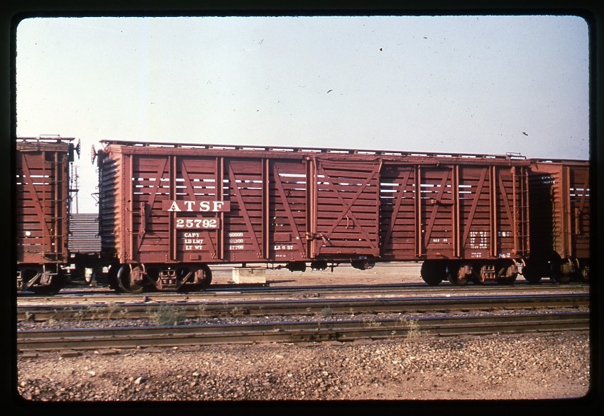 EKTACHROME SLIDE SANTA FE SK-2 STOCK CAR ATSF #25792 CHIONE 484-7 | eBay