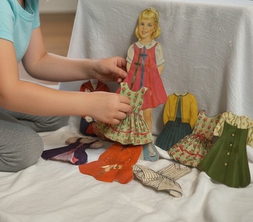Milton Bradley Magic Mary Paper Doll Set 1962 | eBay