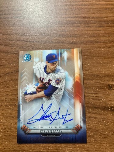 2017 Bowman - Chrome Ascent Autographs Steven Matz #BA-SM /99 (AU) for ...