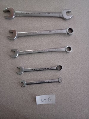 Vintage Set of (5) CHALLENGER / PROTO Wrenches Standard/ Metric USA lot ...