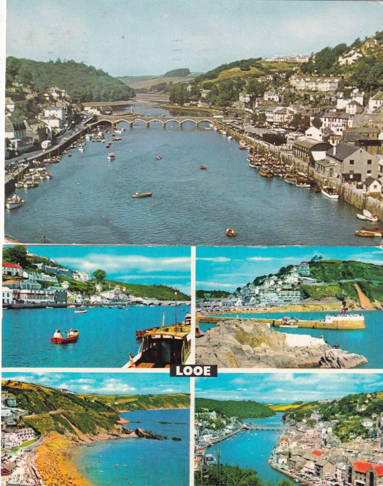 🌅 LOOE, CORNWALL. 2 old postcards. (#looe) | eBay UK