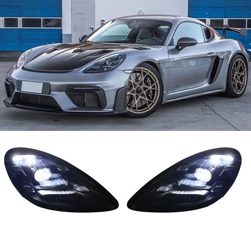 Upgraded LED Matrix Headlights For Porsche Cayman 718 Boxter 2016-2023 ...