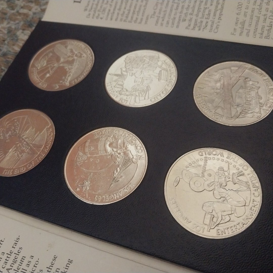 Los Angeles 1981 Bicentennial Birthday Dollar Collection Set. Silver ...