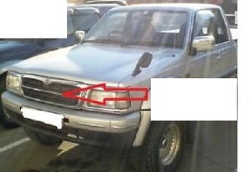 MAZDA B2000 B2200 UTE 2-4/WD MODEL 1995-98 REAR BUMPER INTERCHROME WITH ...