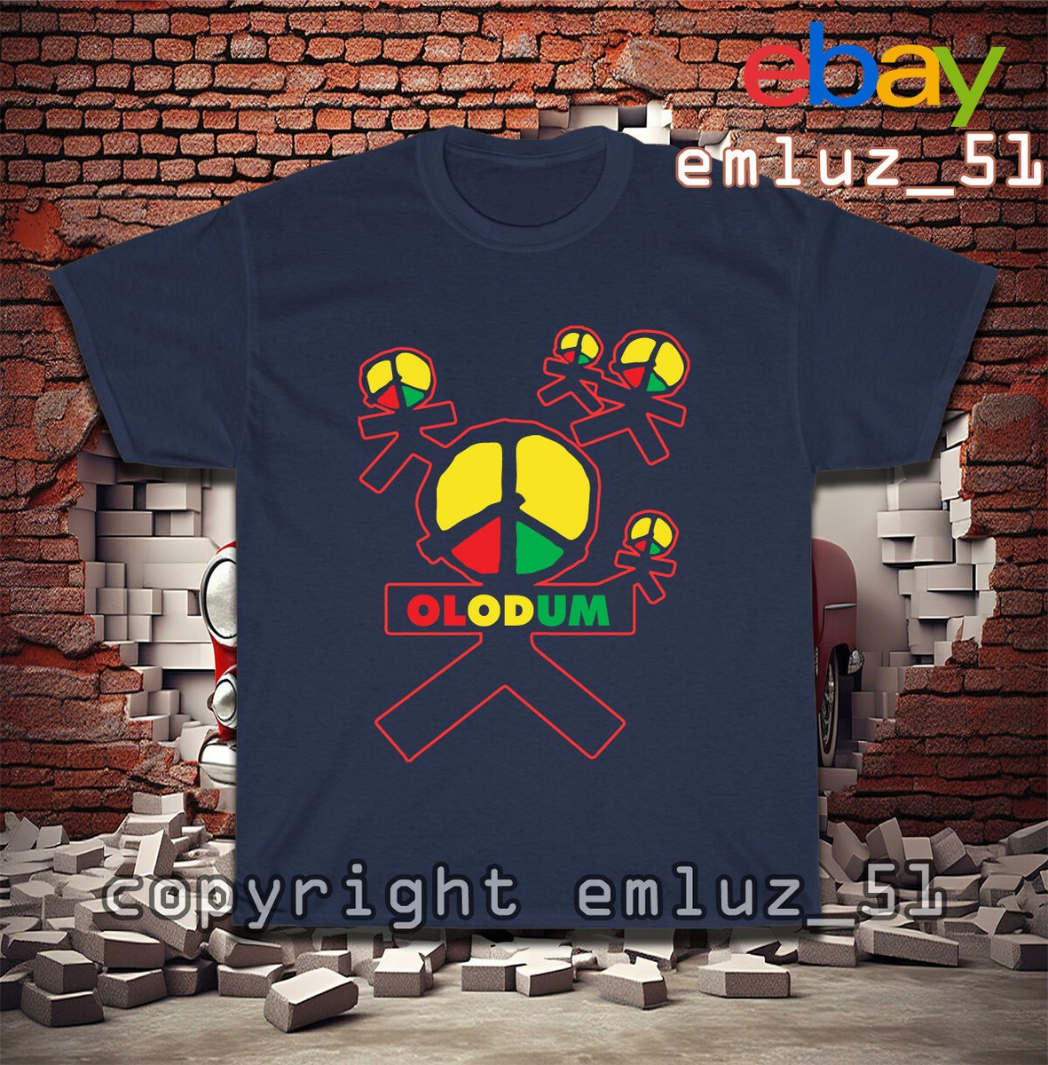 Camisa Olodum Olodum T Shirt India S
