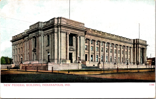 Postcard Indianapolis Indiana New Federal Building | eBay