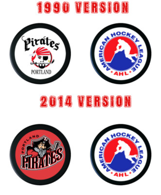 AHL Portland Pirates Hockey Puck Souvenir NEW - 2 Versions | eBay