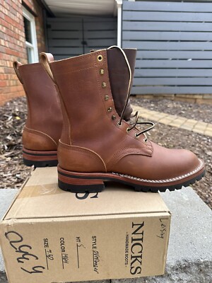 Nicks Overlander Boots 9.5d 1964 Brown | eBay