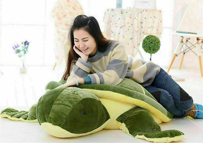 50-110cm Cute Stuffed Tortoise Turtle Animal Plush Giant Huge Soft Toy ...