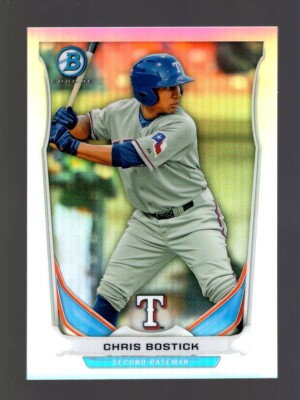 2014 BOWMAN CHROME REFRACTOR BCP78 CHRIS BOSTICK RC 274/500 TEXAS ...
