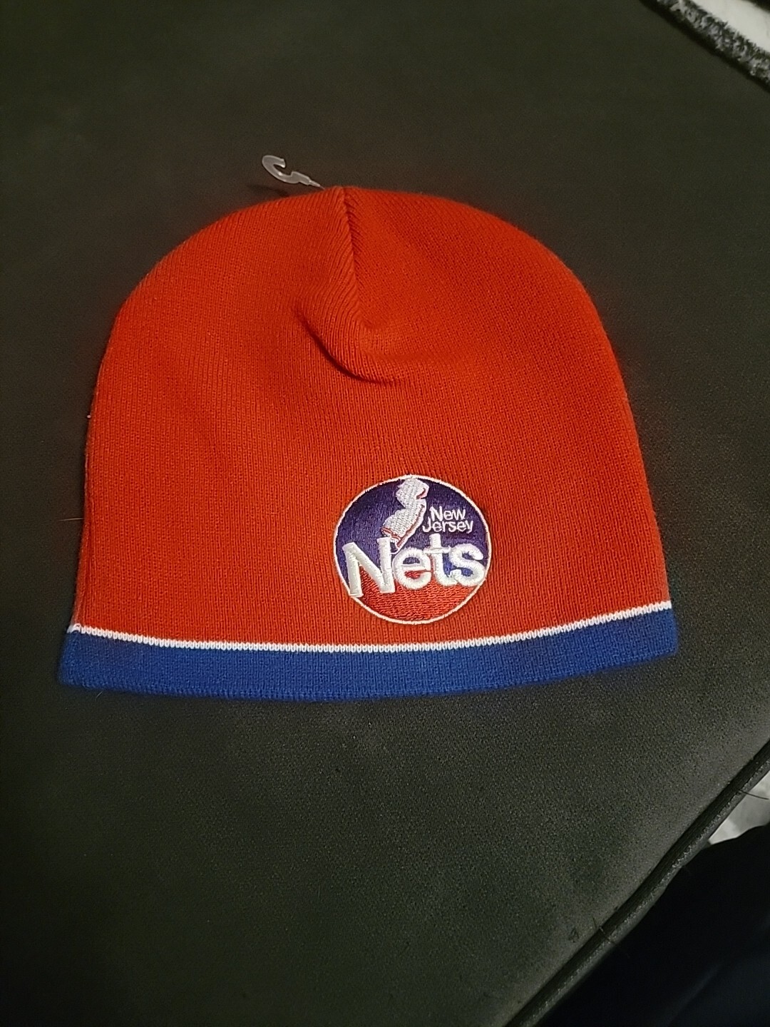 NBA New Jersey (Brooklyn) Nets 90s LOGO Skull Cap Beanie Hat New Era ...