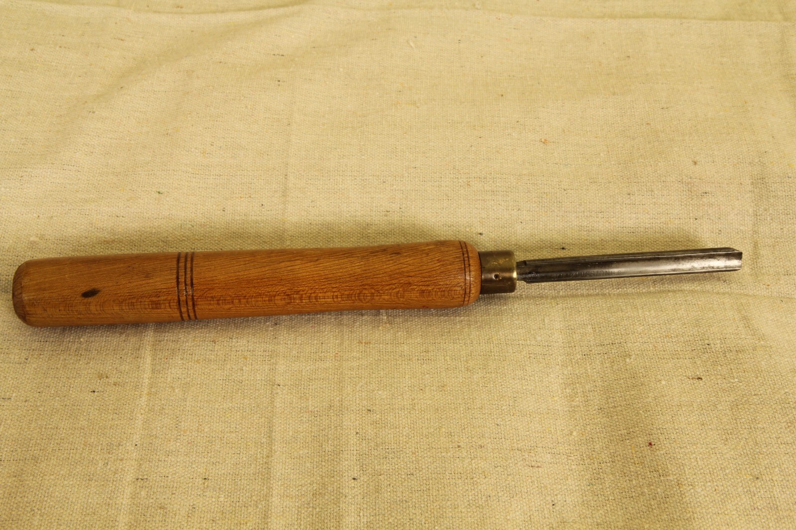 Vintage Wood Turning Chisel 1/2" gouge Disston USA Keystone Wood Lathe ...