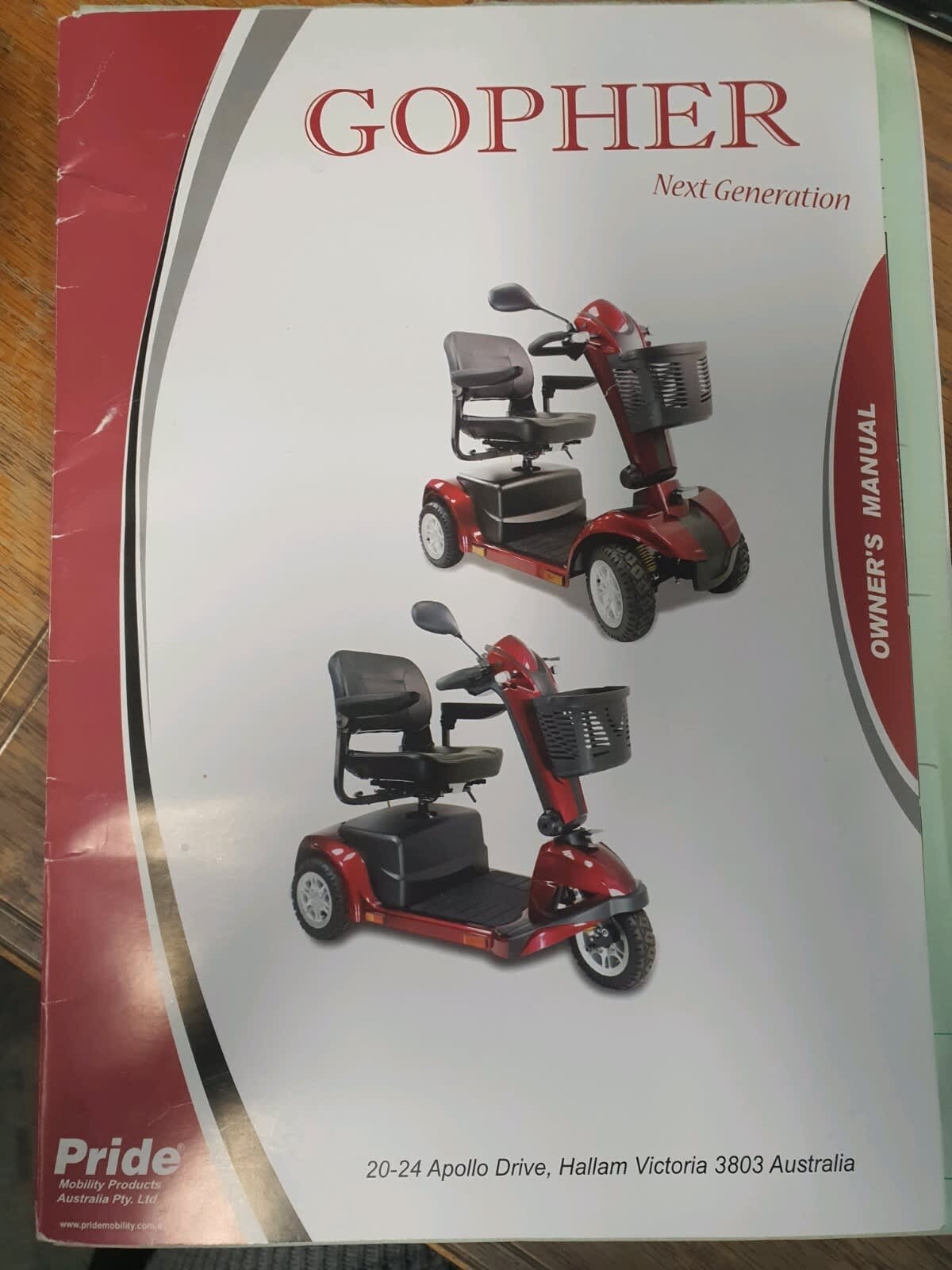 Pride Gopher Mobility Scooter | eBay
