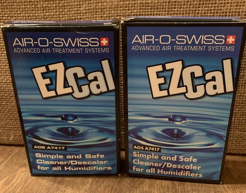 2 Pack BONECO Air-O-Swiss EZ CAL 3 oz. Humidifier Cleaner and Descaler ...