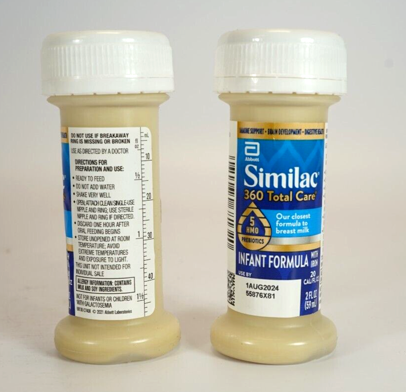 Similac 360 Total care Infant Formula with Iron 10 2 oz bottles 68136 ...