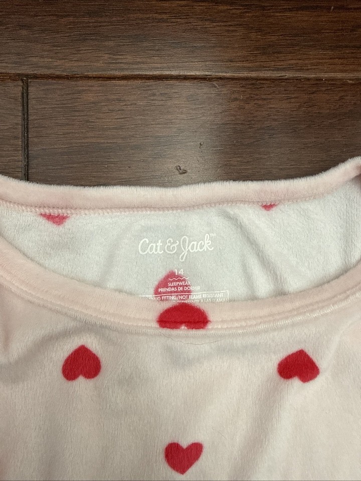 Kat And Jack Girls Valentine Pajama Set Size 14 | eBay