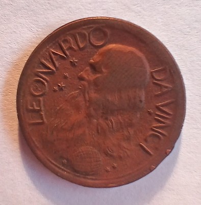 Antique Leonardo Da Vinci Exhibition Token FREE SHIPPING | eBay