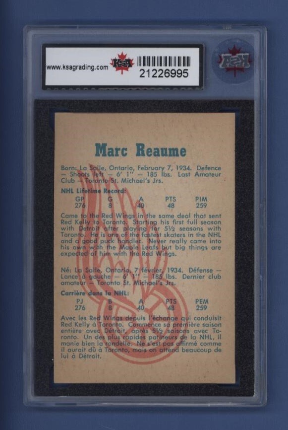 1960-61 Parkhurst - Marc Reaume #25 for sale online | eBay