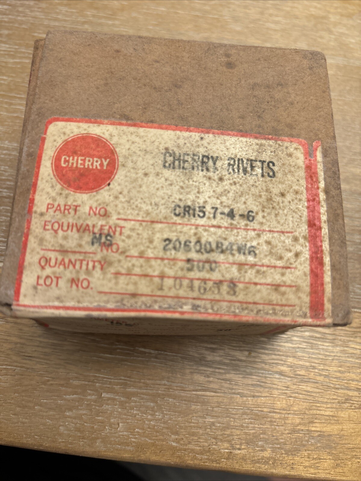 CHERRY RIVETS BOX OF 500 #CR157-4-6 | eBay