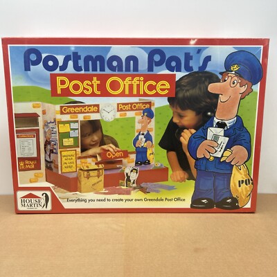 VINTAGE POSTMAN PAT POST OFFICE SET 1992 HOUSE MARTIN CREATIVE PLAY ...