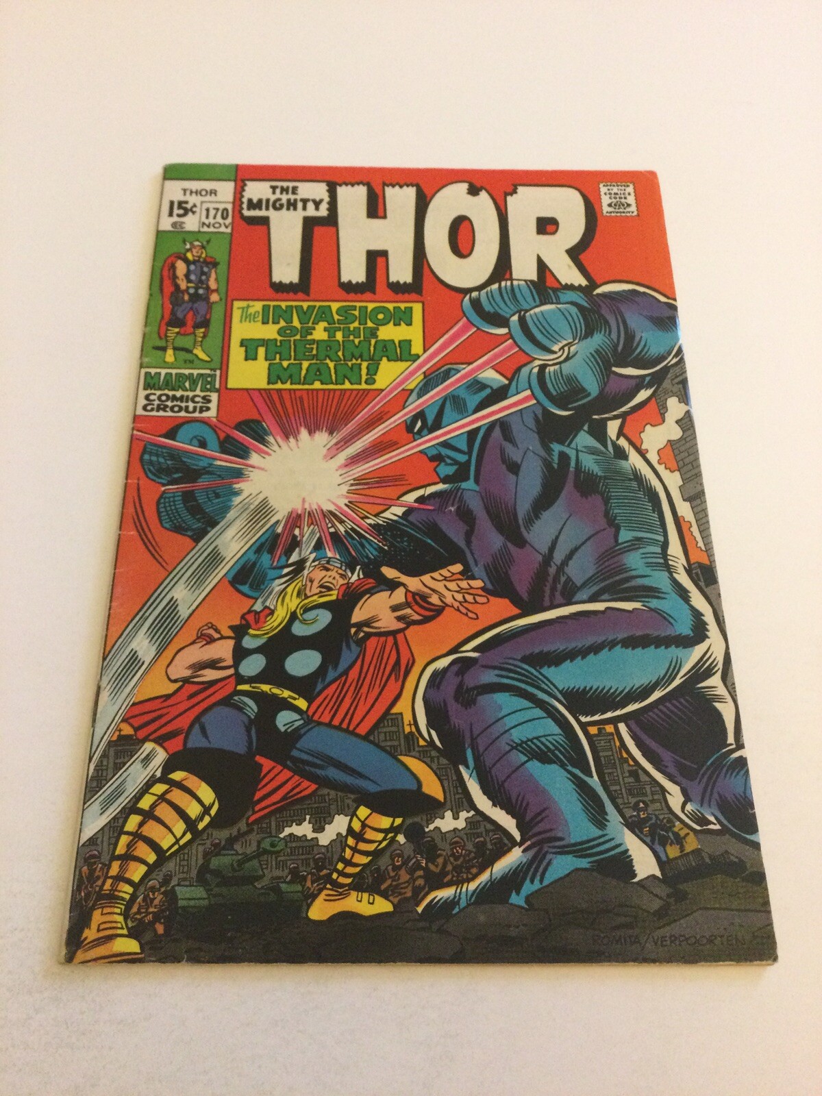 The Mighty Thor #170 (Marvel Comics November 1969) for sale online | eBay