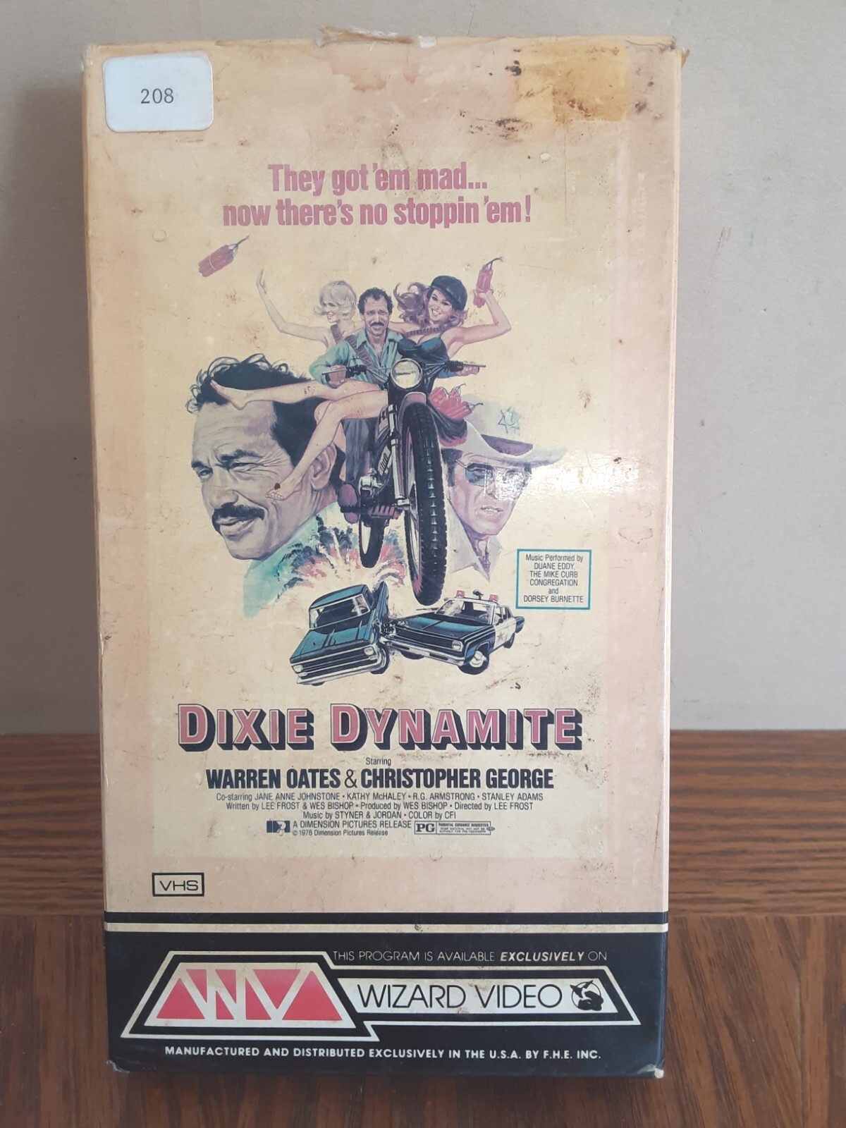 Dixie Dynamite VHS - Wizard 1976 Grindhouse Christopher George RARE OOP HTF! | eBay