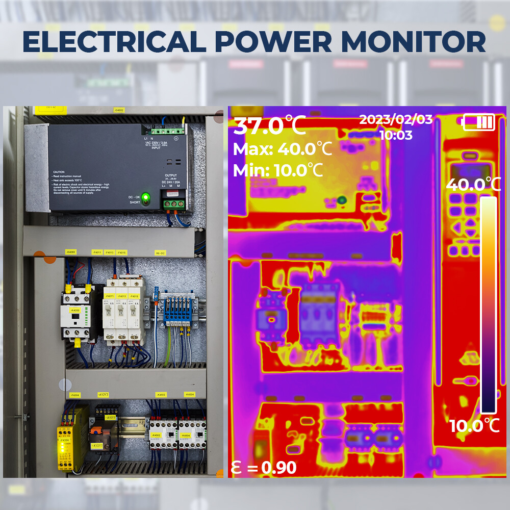 TOPDON TC005 256 x 192 IR Resolution Thermal Camera with 2MP Visual ...