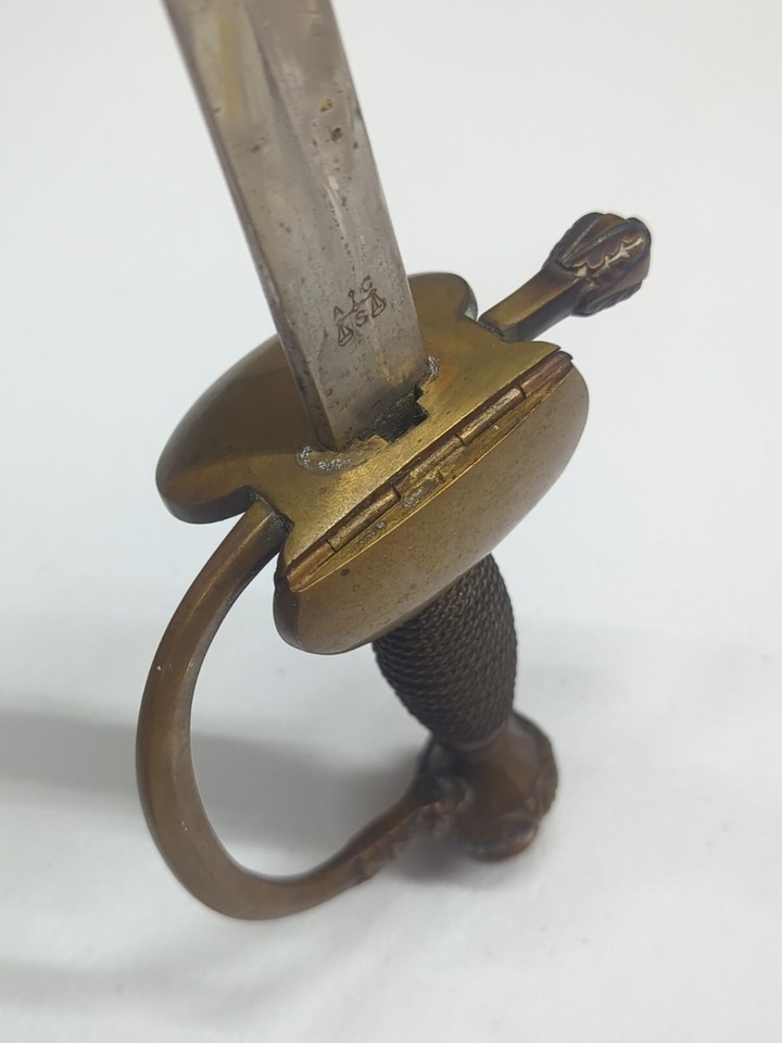 WWI Imperial German Civil Officer Sword Blade Pommel Alexander Coppel ...